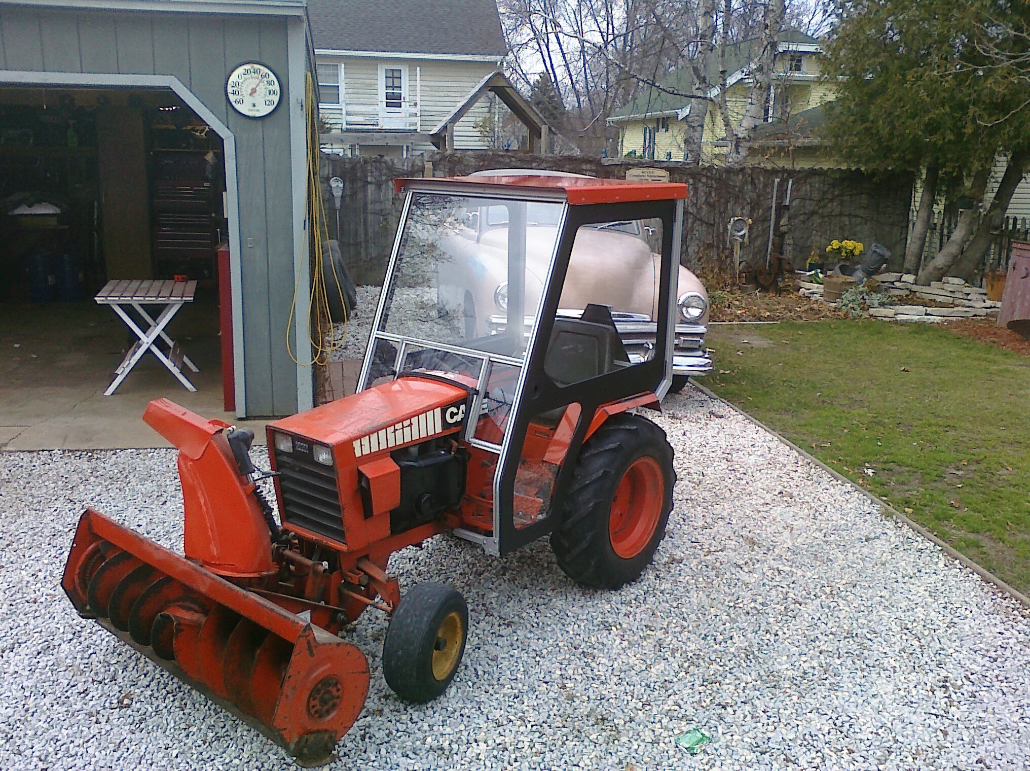 A better winter cab for my Case garden tractor